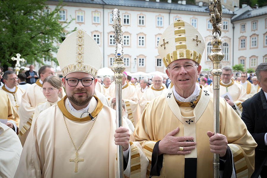 Erzabtei St. Peter: Benediktion von Erzabt Jakob Auer